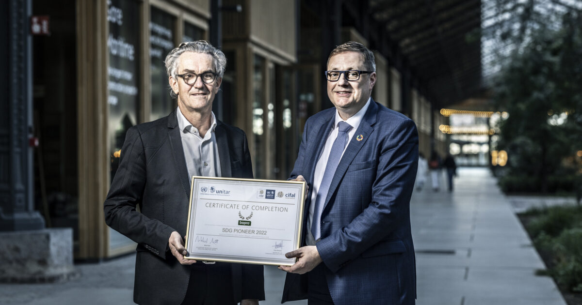 Bopro is a UNITAR SDG Pioneer! | Bopro